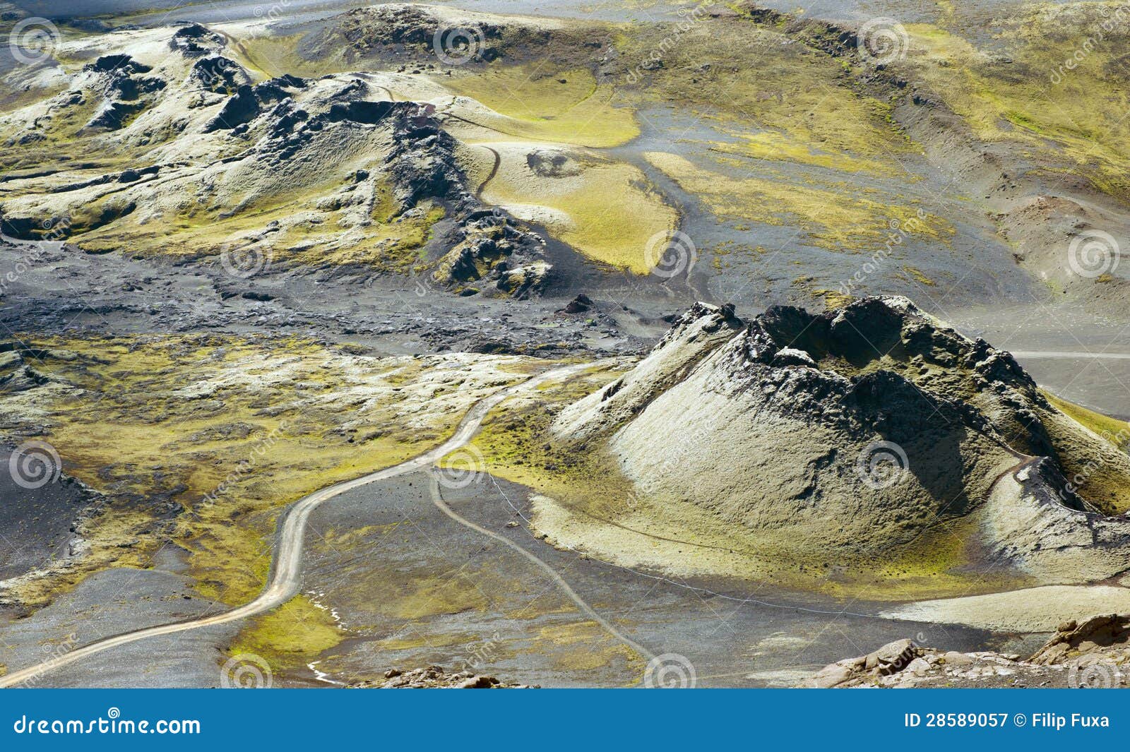 Laki stock image. Image of geothermal, volcanism, hill - 28589057
