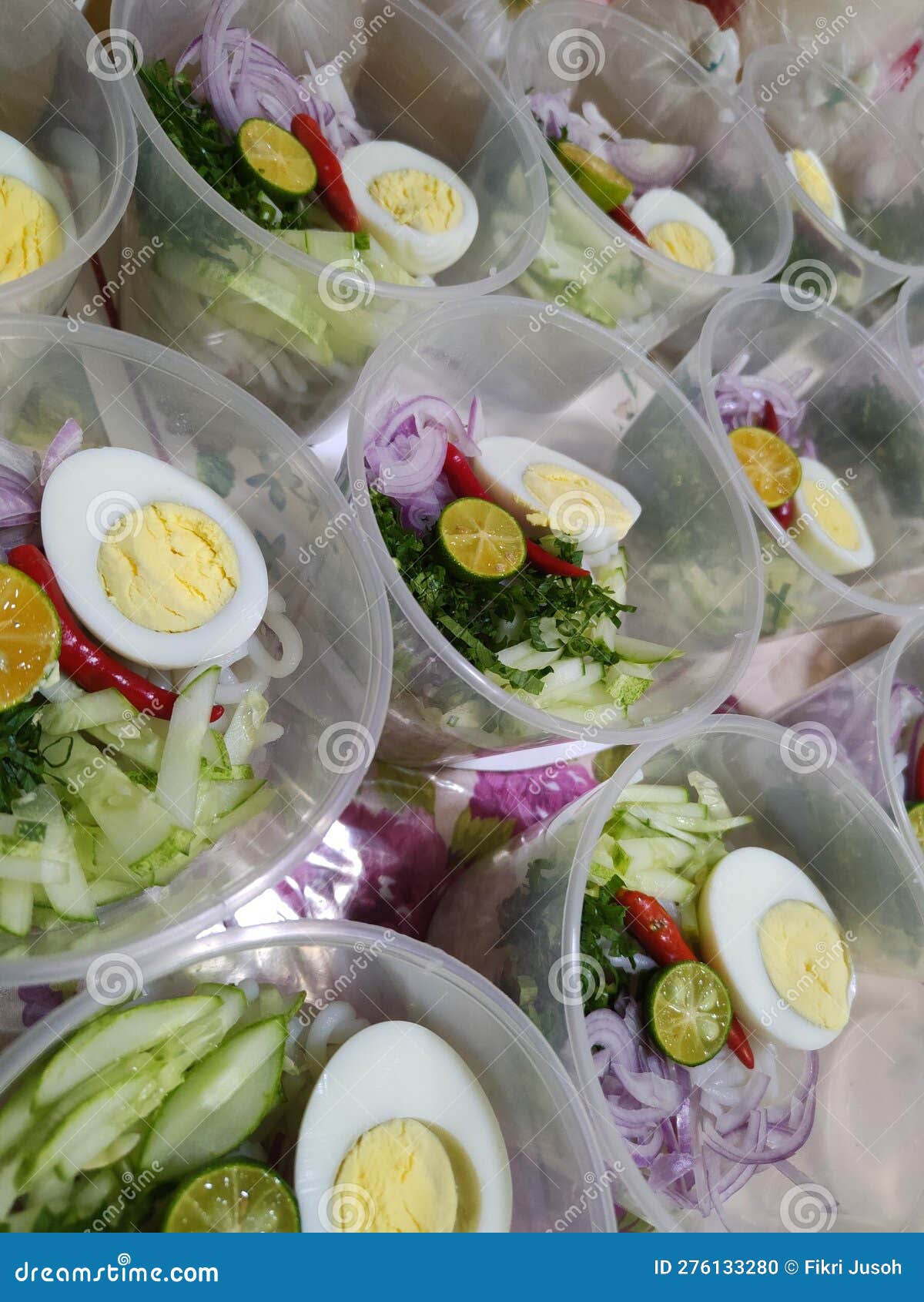 Laksa Utara, Perlis stock photo. Image of salad, perlis - 276133280