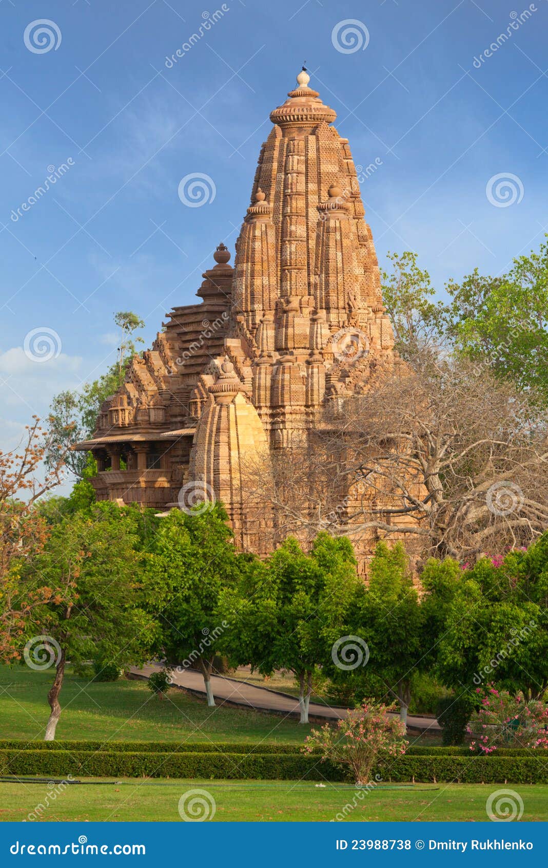 Lakshmana and Matangeshwar Temples, Khajuraho Stock Photo - Image of ...