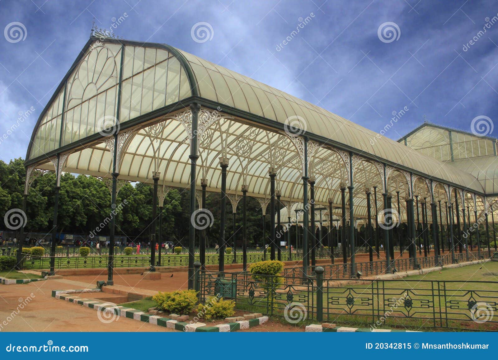 Lalbagh Glass House at Bengaluru, India Stock Image - Image of asia ...