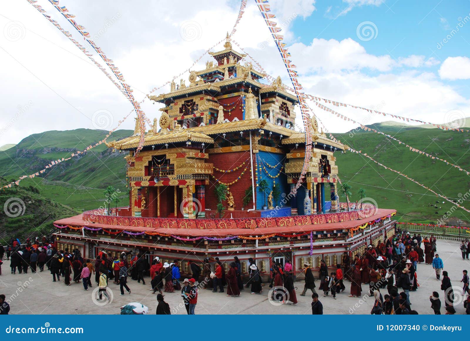 Lamaist assembly editorial image. Image of nepal, peace - 12007340