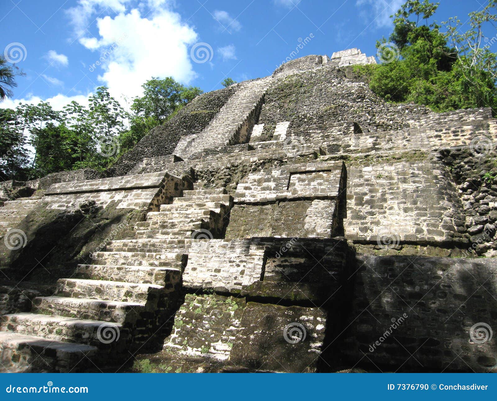 Lamanai ruins stock photo. Image of lamanai, river, mayan - 7376790