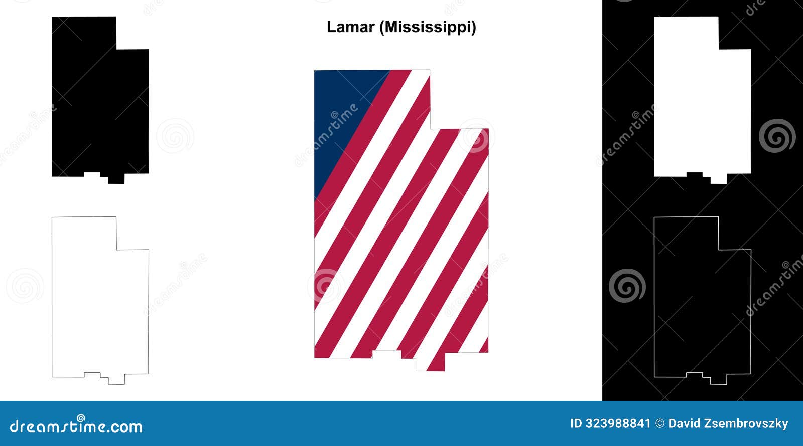 Lamar outline map stock illustration. Illustration of outline - 323988841