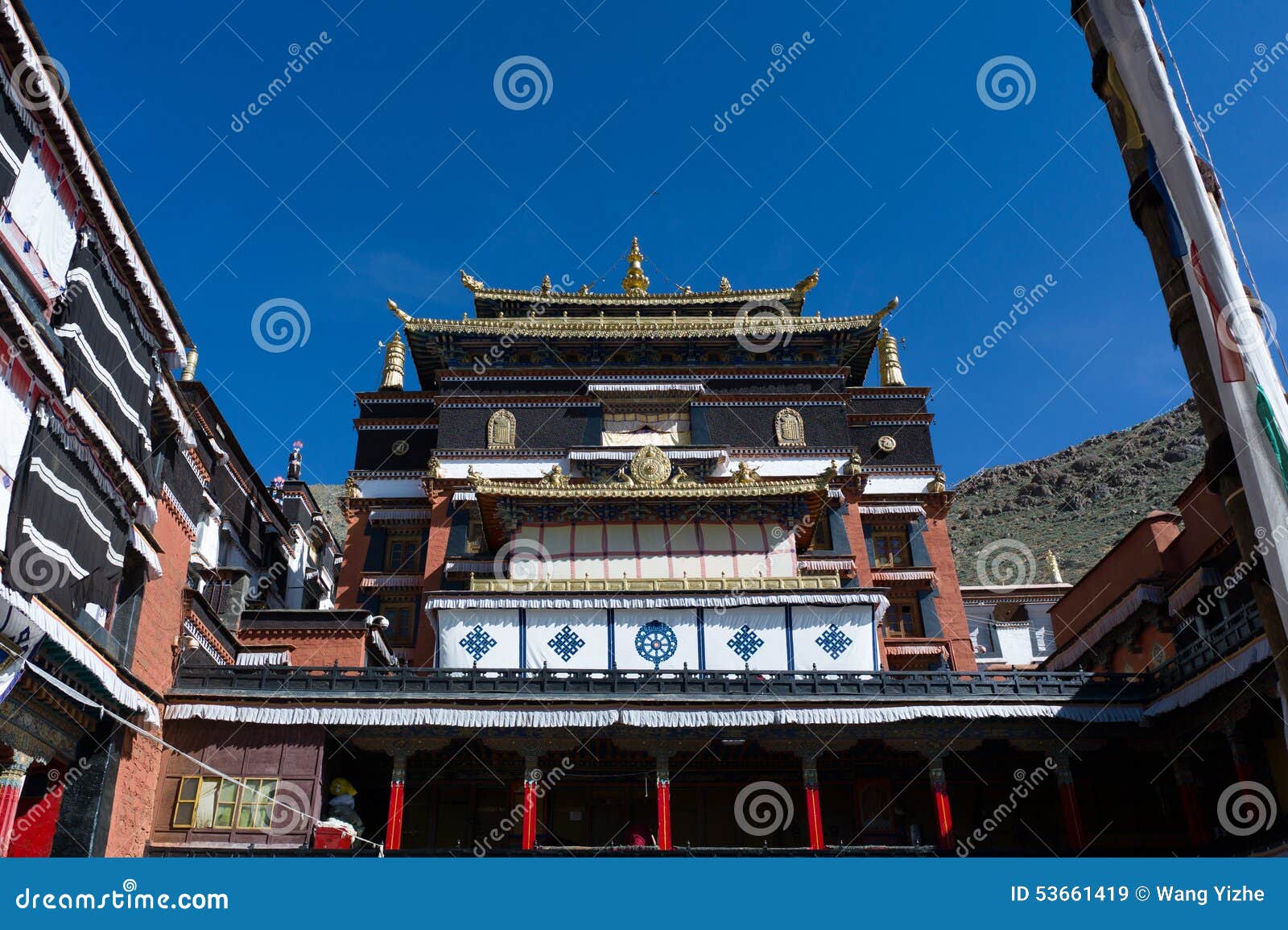 Lamasery in Lasa Tibet China Editorial Stock Image - Image of lasa ...