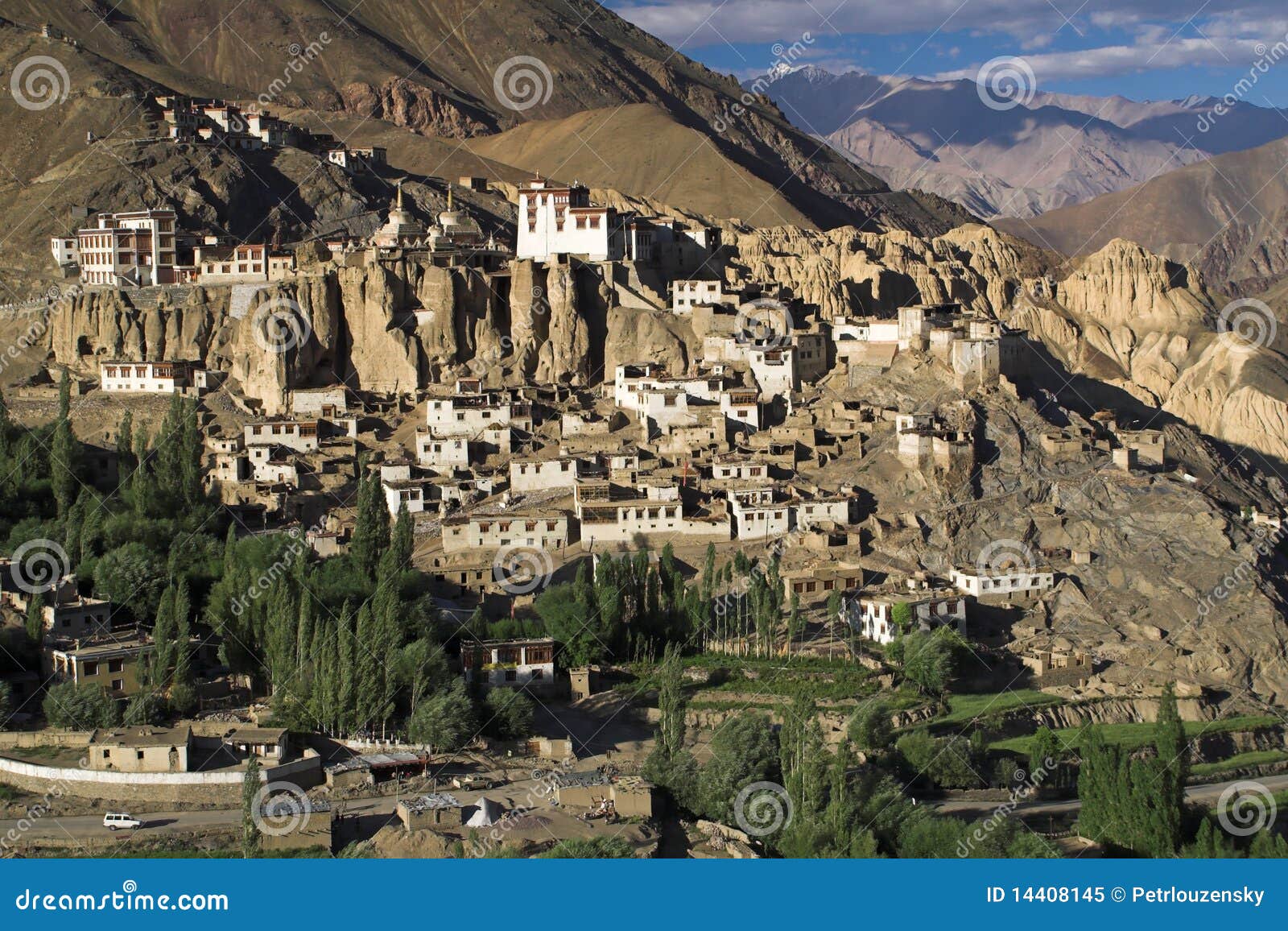 Lamayuru Buddhist Monastery and Village in Ladakh Stock Image - Image ...
