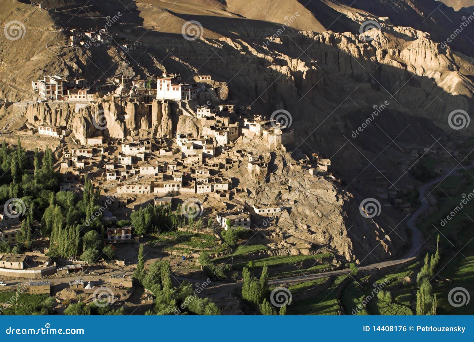 Lamayuru Buddhist Monastery and Village in Ladakh Stock Photo - Image ...