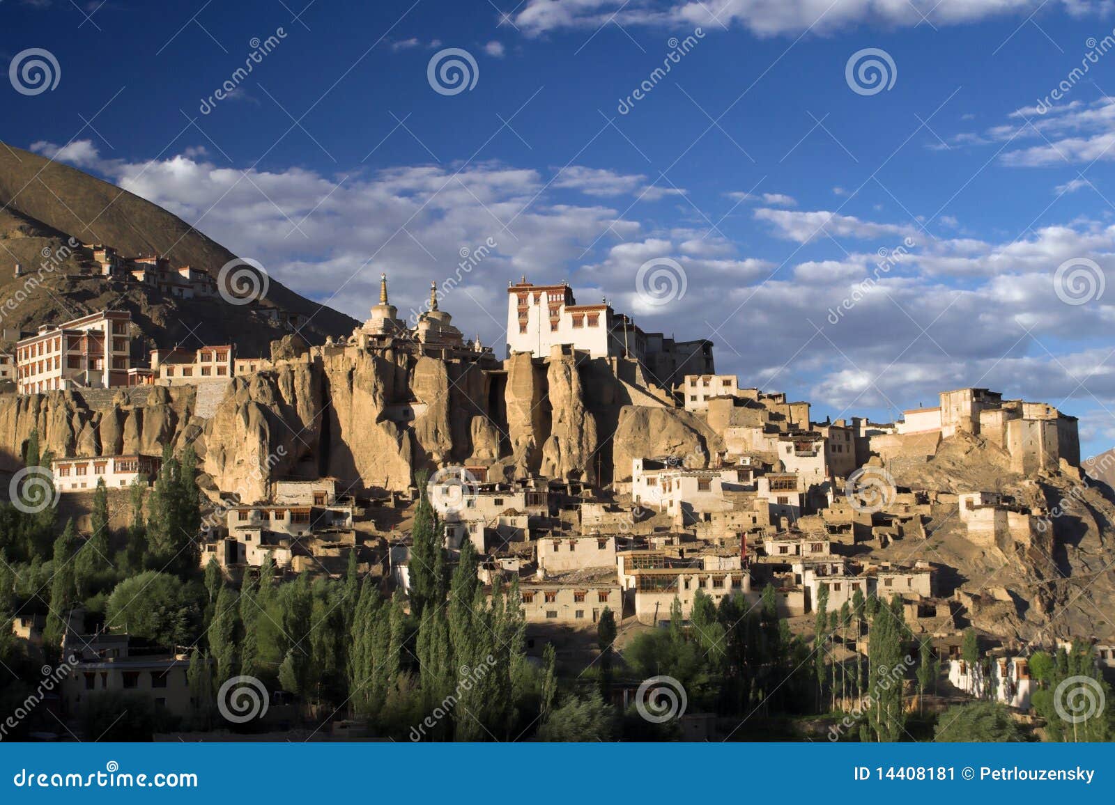 Buddhist Monastery In Kaza, Spiti Valley Royalty-Free Stock Photography ...