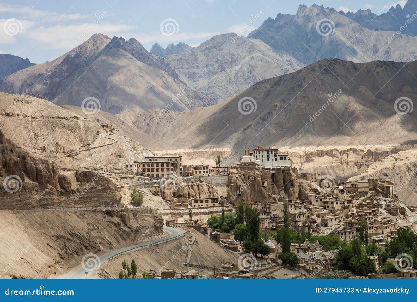 Lamayuru monastery stock image. Image of valley, boulders - 27945733