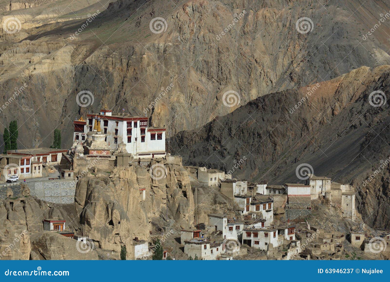 Lamayuru monastery stock image. Image of himalayan, lake - 63946237