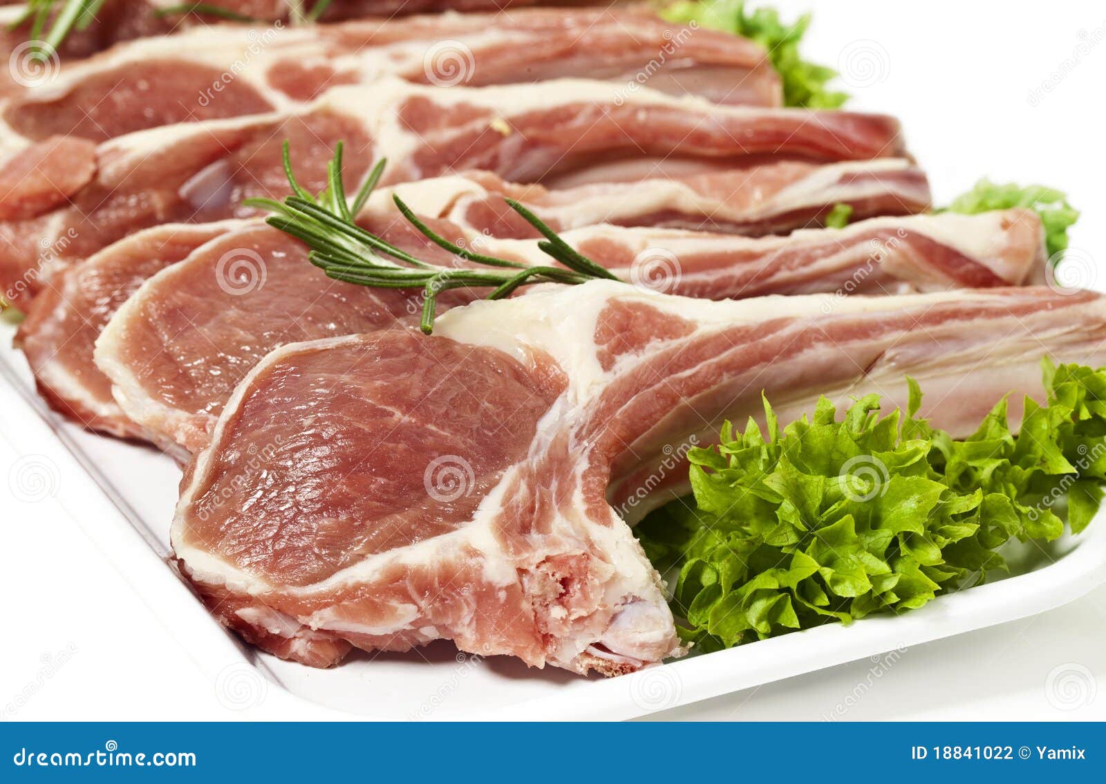 Raw Lamb Meat Marinated With Sauce Cooked On A Hot Smoky Charcoal Grill ...