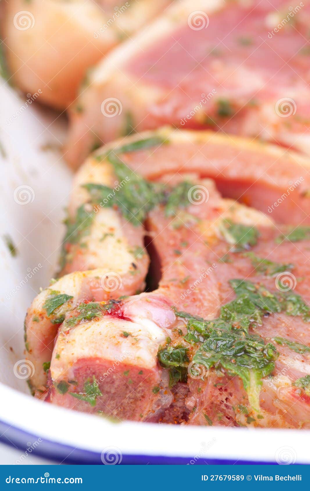 Lamb chops in tray stock image. Image of ingredient, food - 27679589