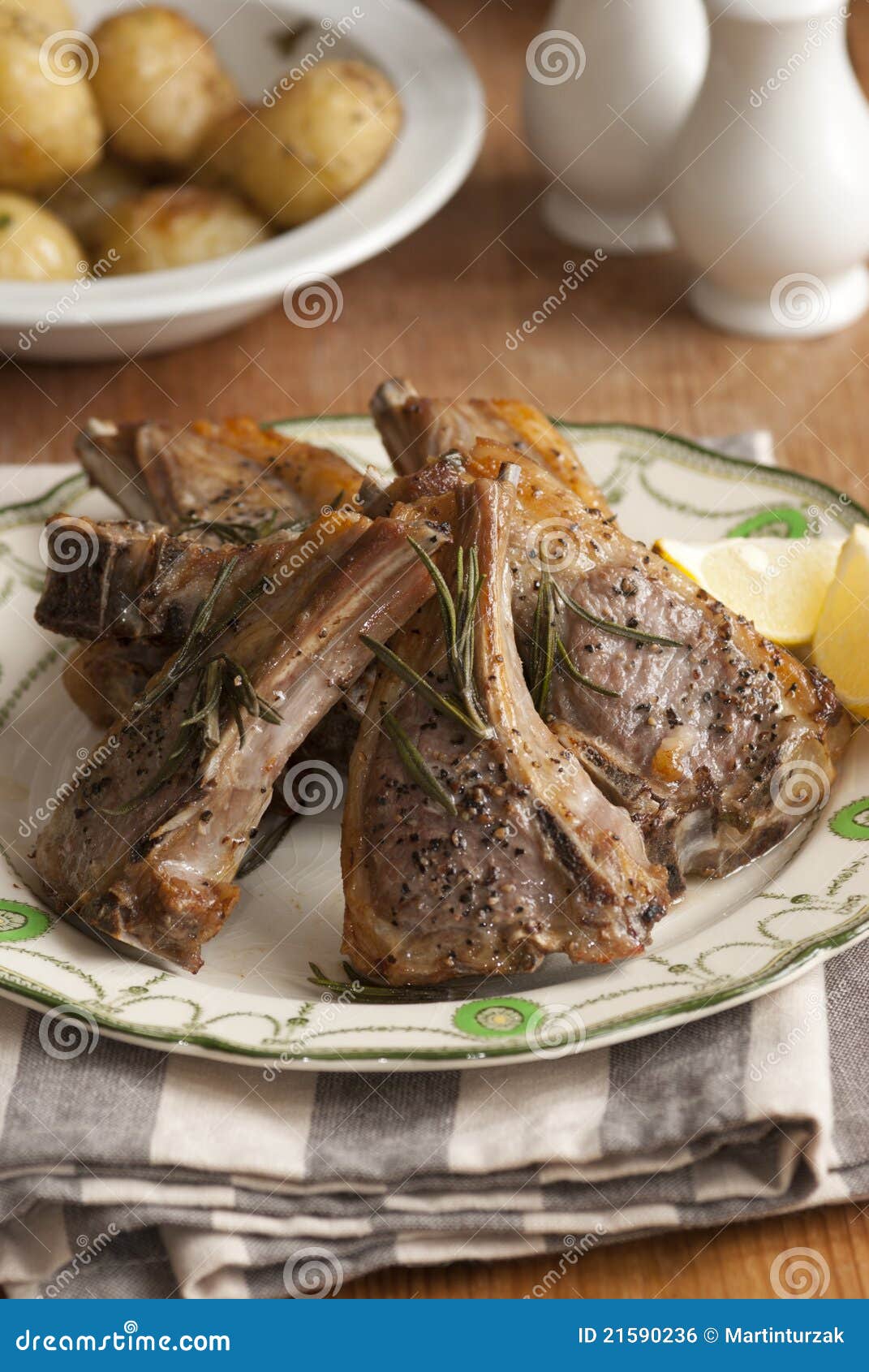 Lamb cutlets stock photo. Image of barbecue, grill, life - 21590236