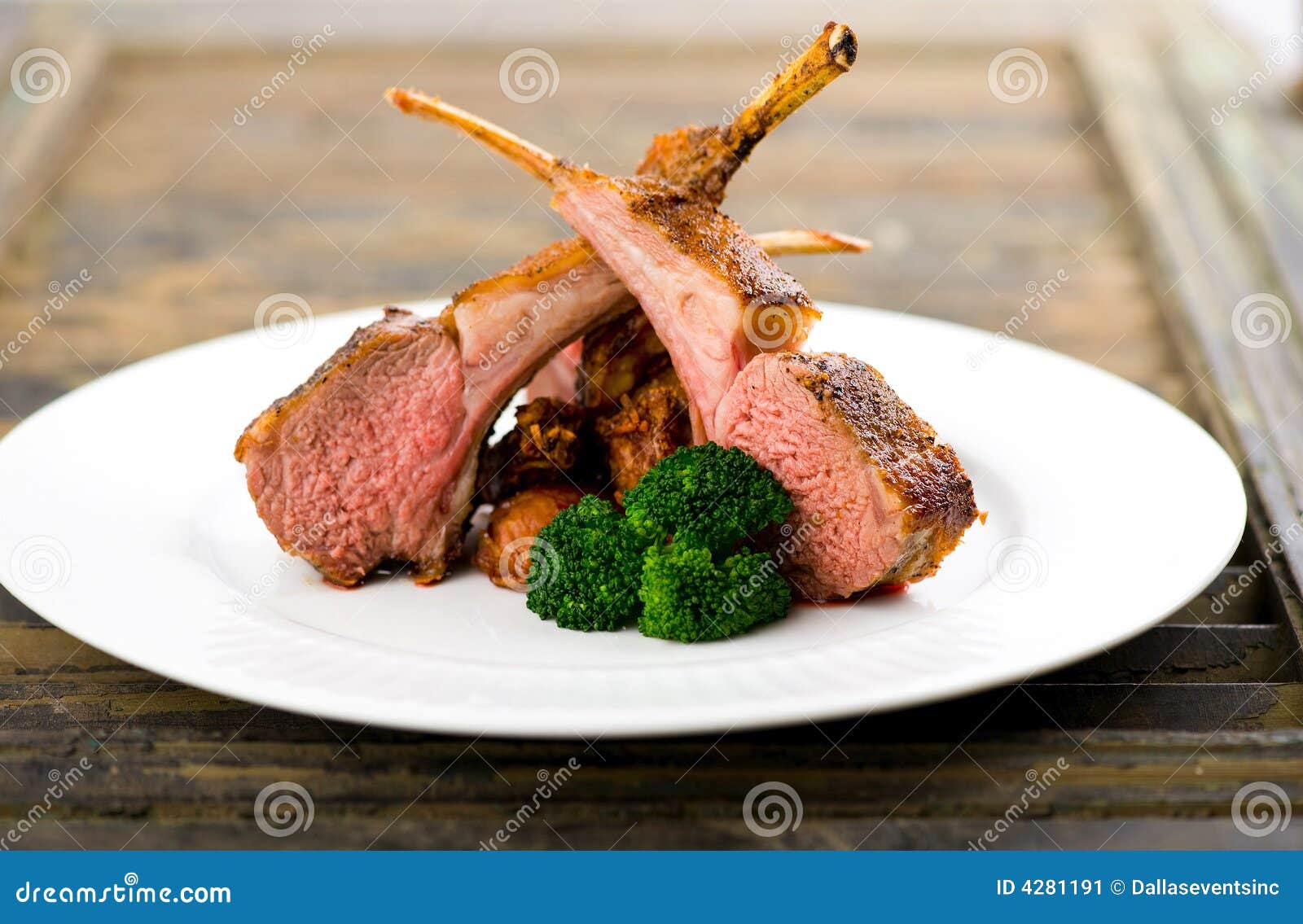 Lamb cutlets stock image. Image of gourmet, grilled, herb - 4281191