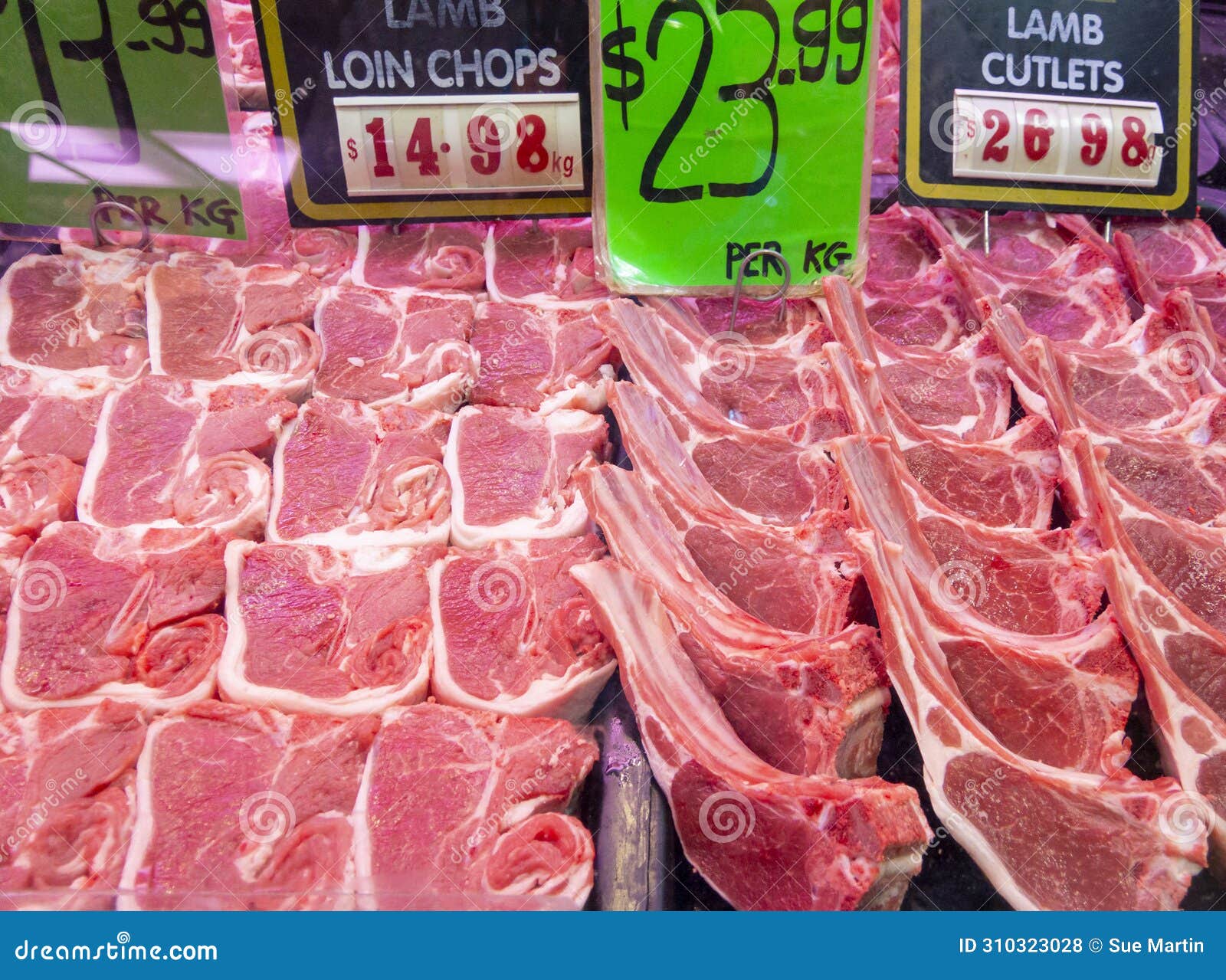 Lamb Cutlets and Chops for Sale Stock Photo - Image of dinner ...