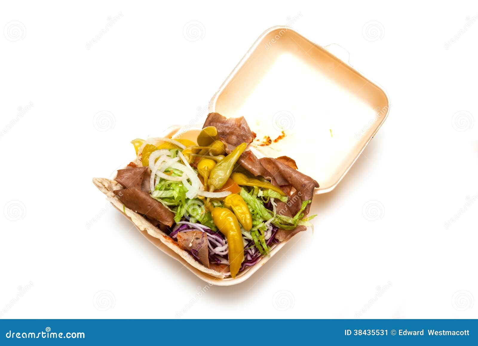 Lamb doner kebab stock image. Image of closeup, doner - 38435531