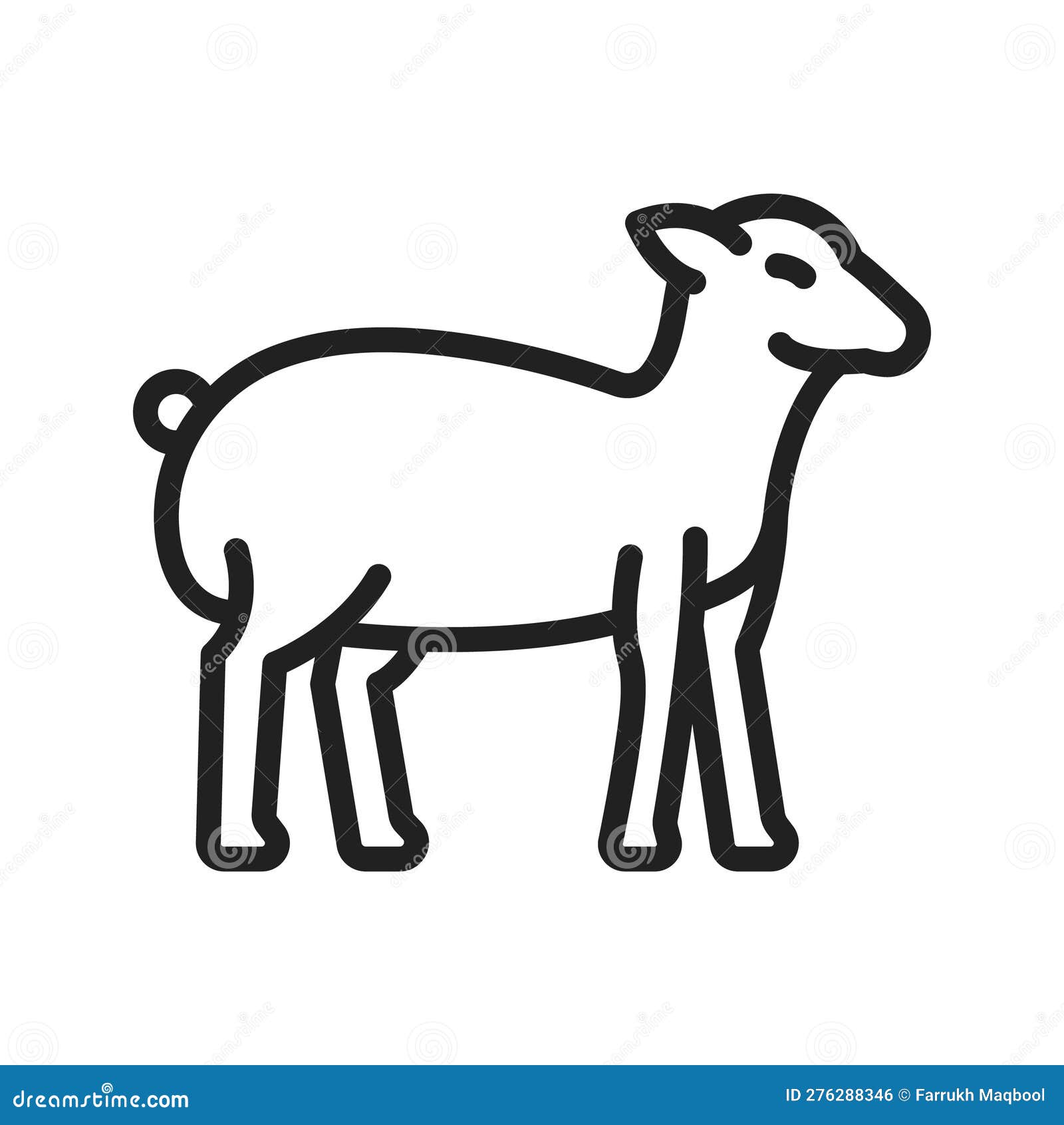 The Lamb Of God Icon Cartoon Vector | CartoonDealer.com #269897419