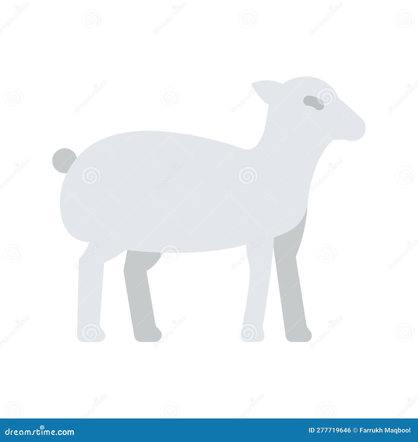 Lamb icon image. stock illustration. Illustration of animal - 277719646