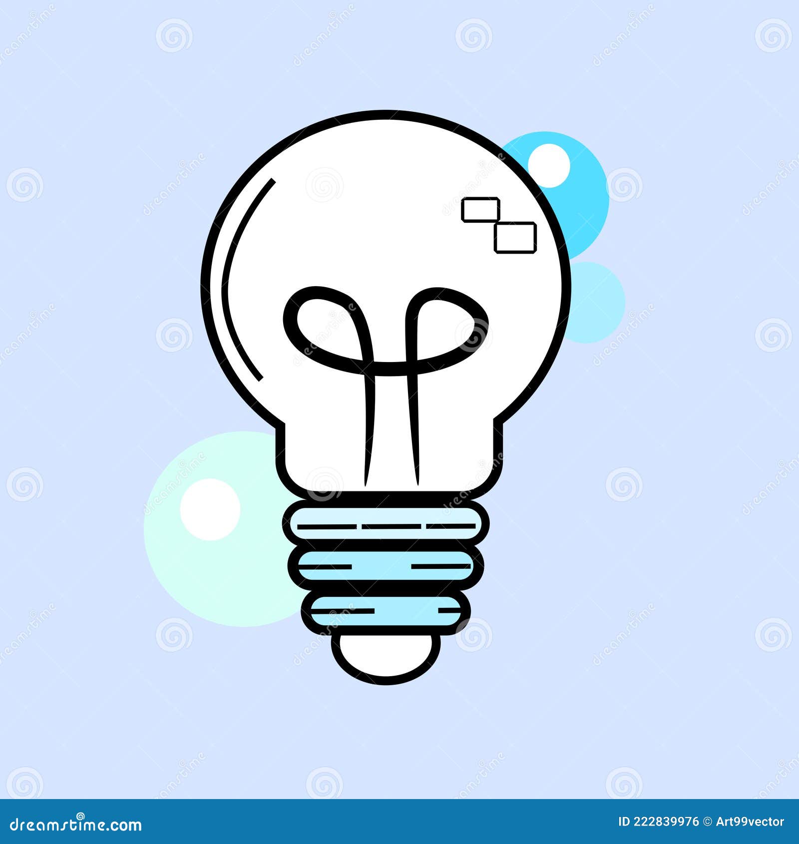 Lamb Light Icons Line Design Symbol Stock Illustration - Illustration ...