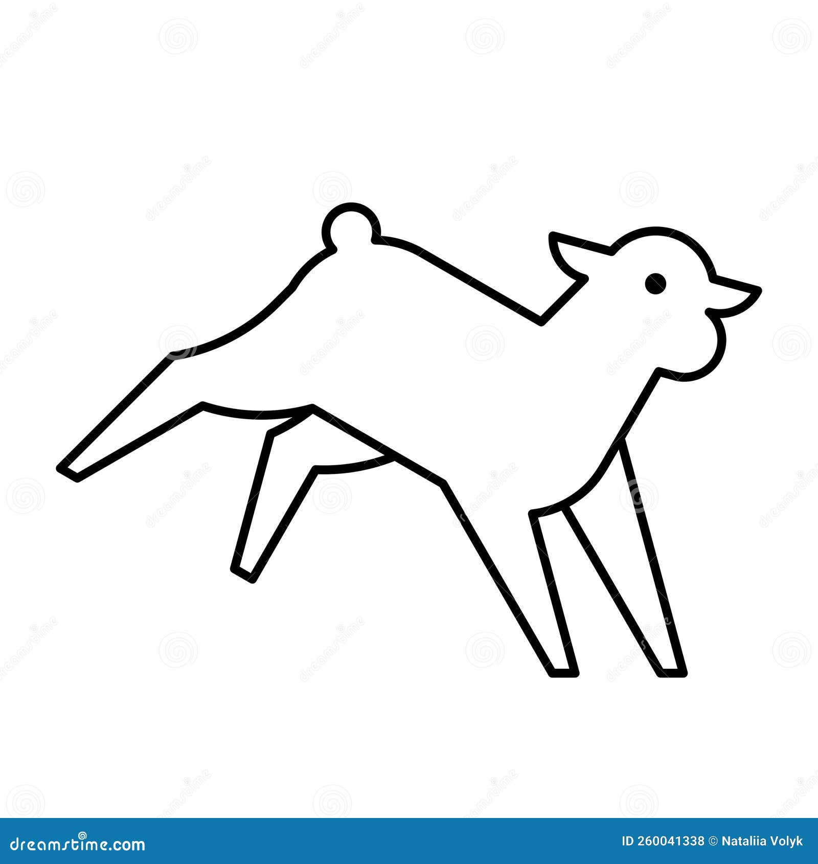 Lamb Logo stock vector. Illustration of food, farm, template - 260041338