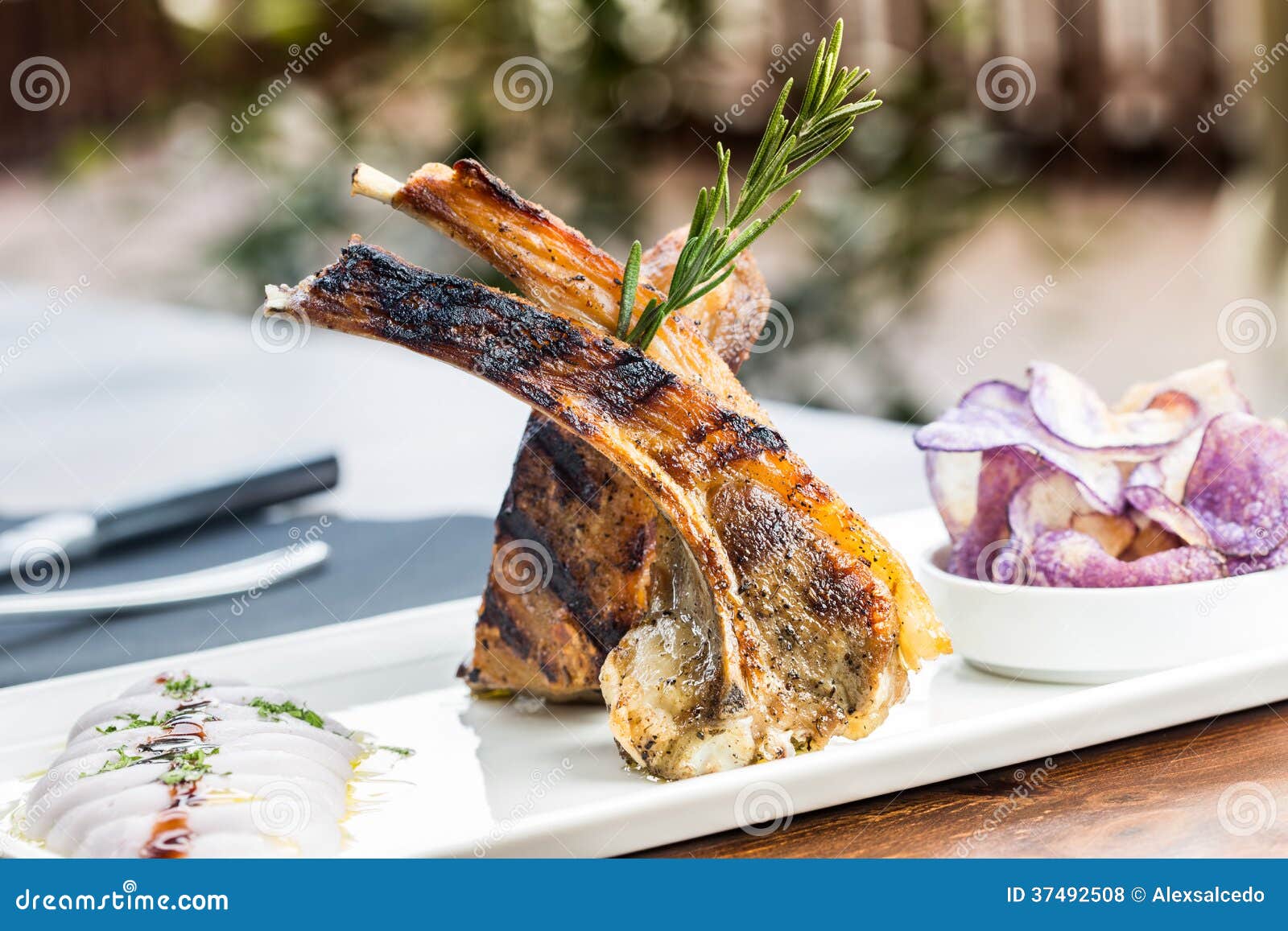 Lamb ribs stock photo. Image of american, roasted, delicious - 37492508