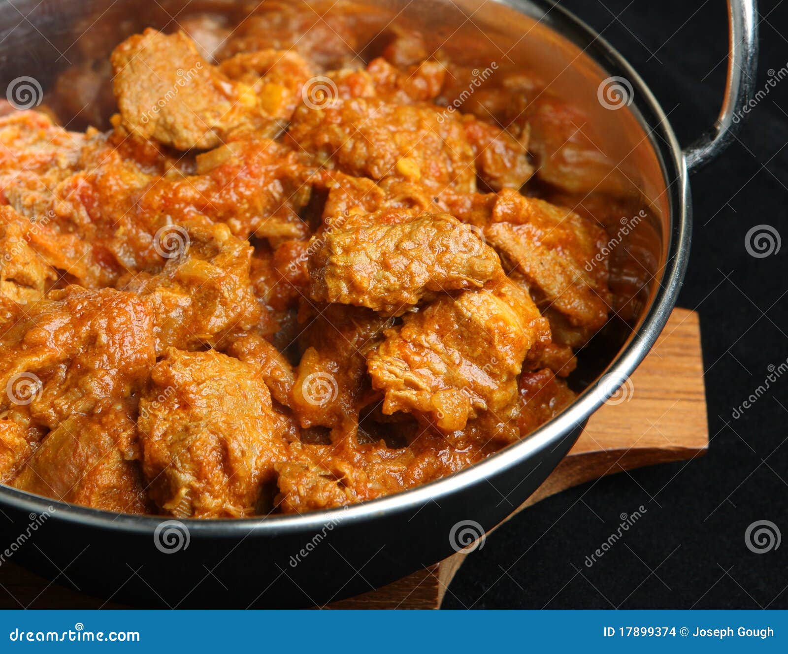 Lamb Rogan Josh Indian Curry Stock Photo - Image of dinner, indian ...
