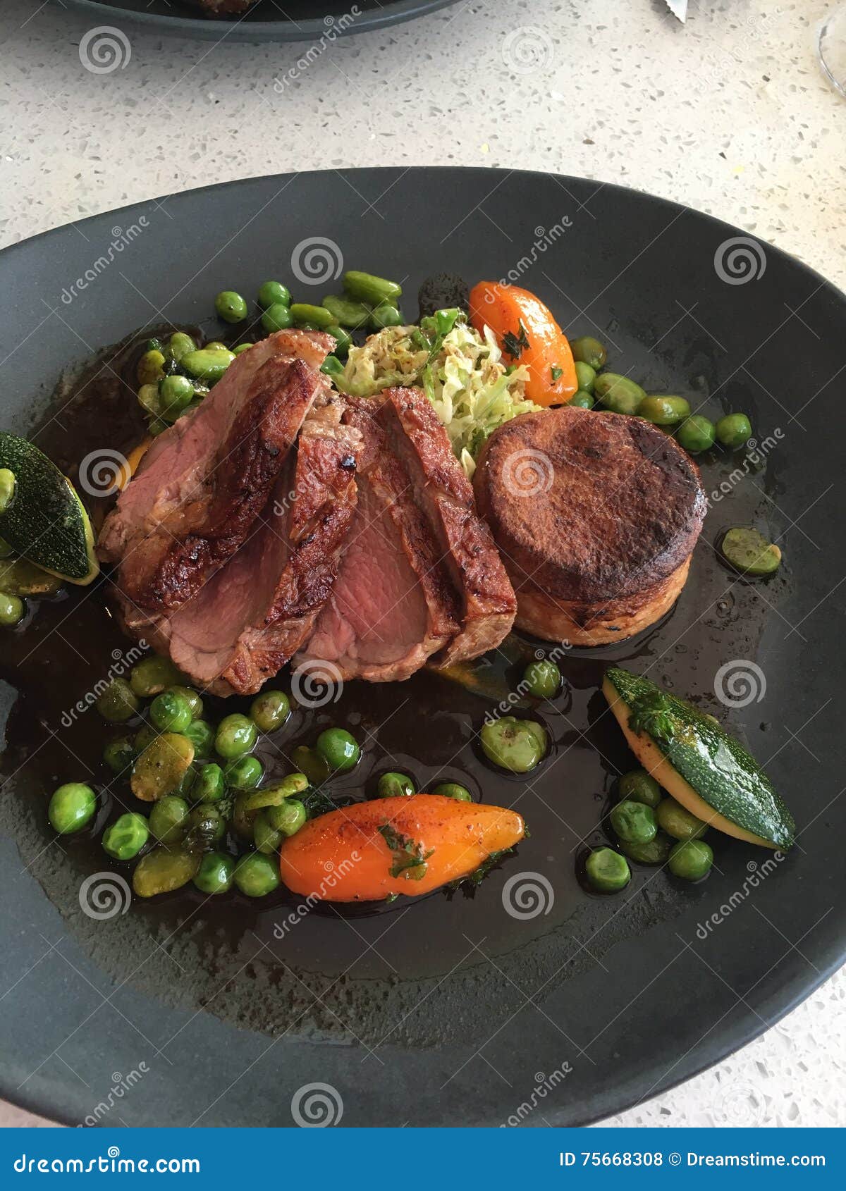 Lamb rump stock photo. Image of mouth, yummy, rump, lamb - 75668308