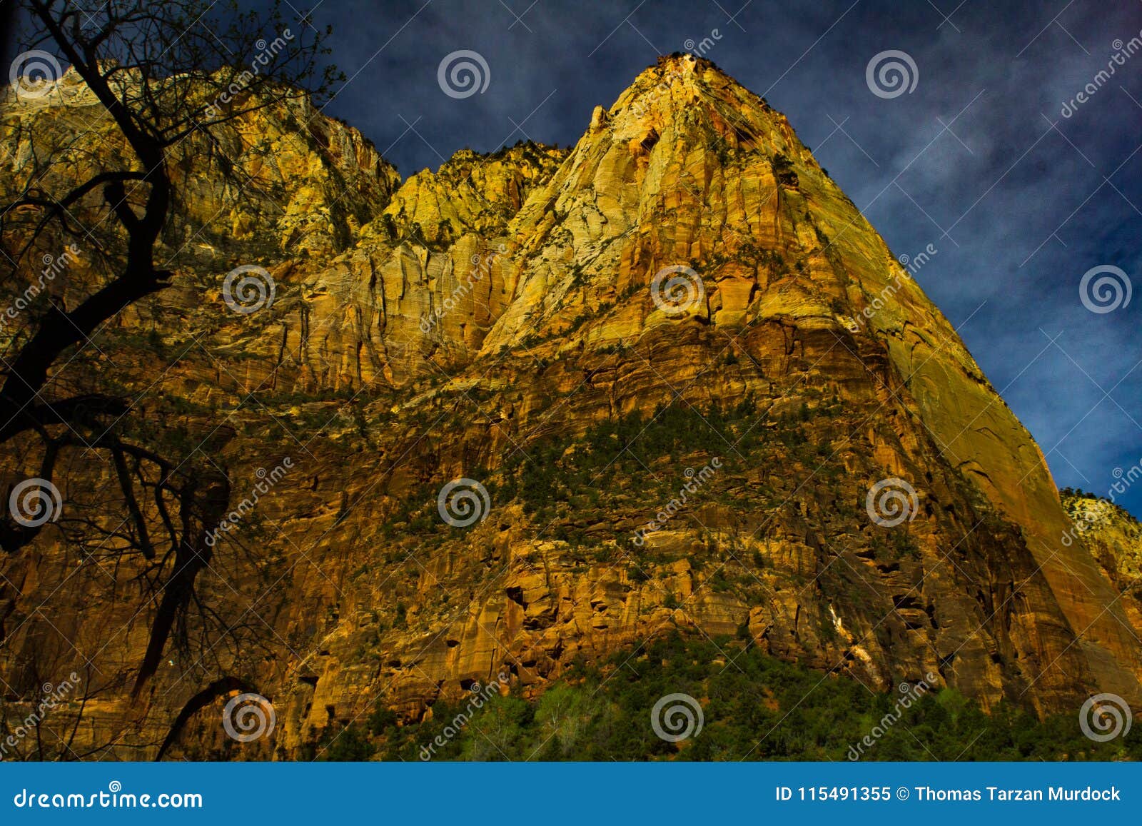 Lamb`s Knoll Landscape and Climbing Trip Stock Image - Image of active ...