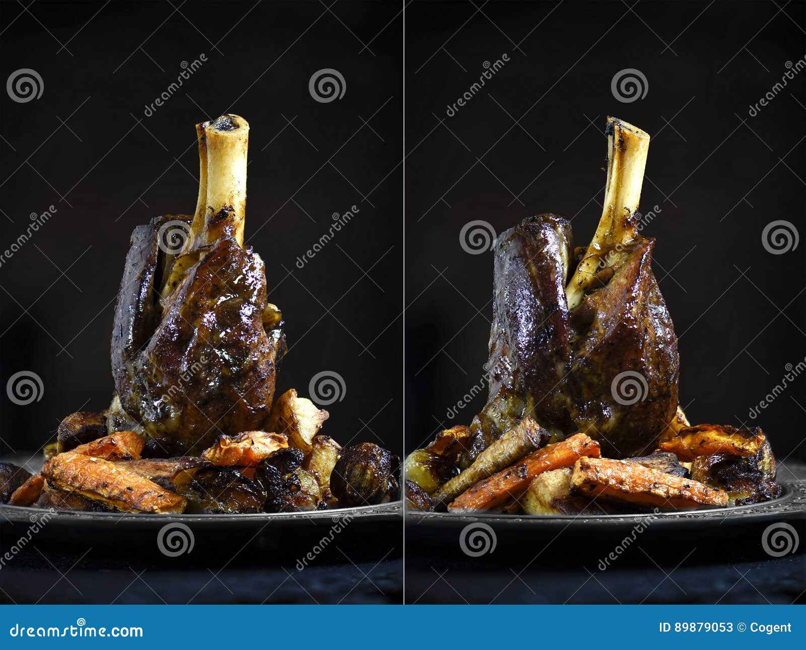 Lamb Shanks stock image. Image of roasted, rustic, brown - 89879053