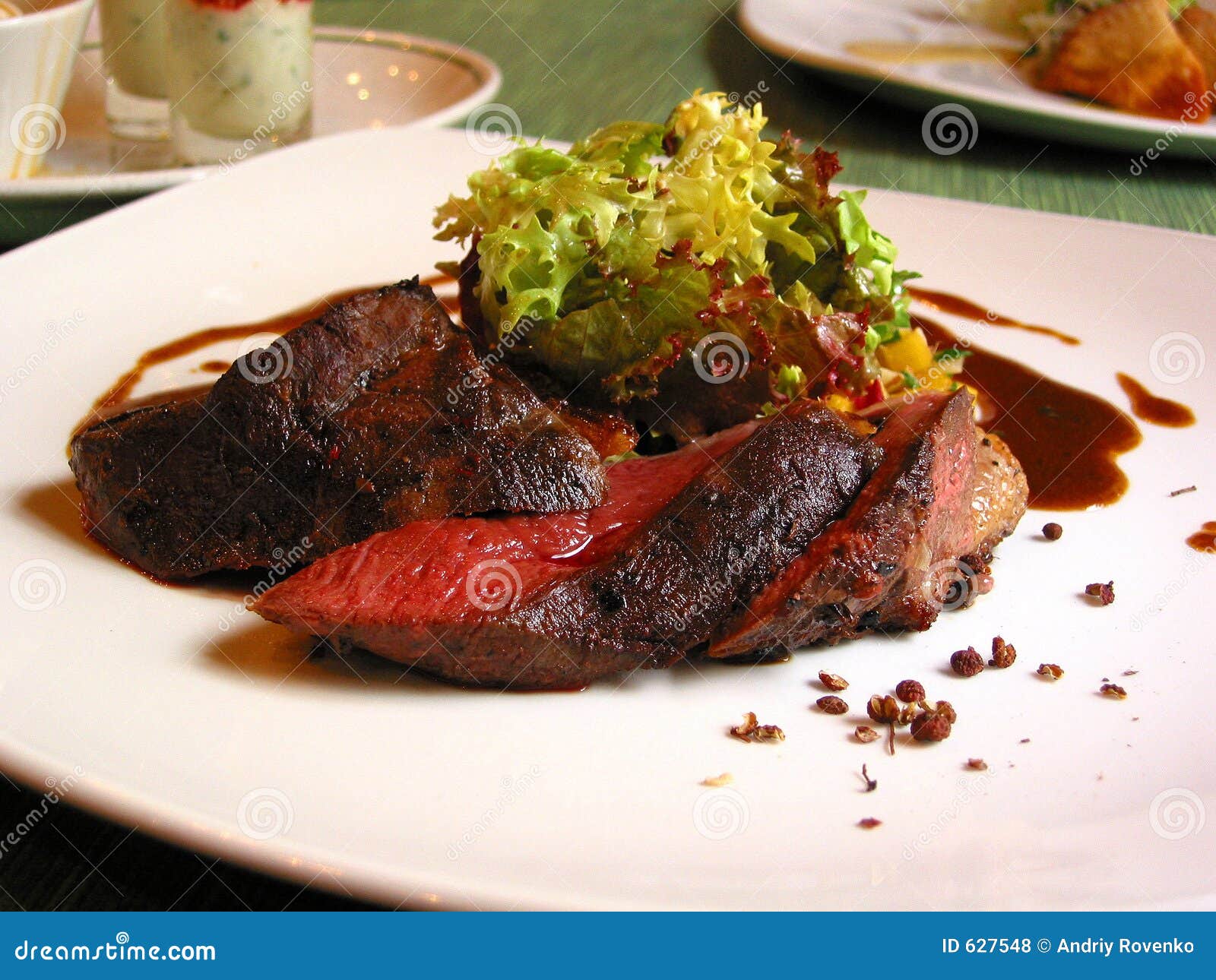 Lamb steak stock photo. Image of vegetables, dinner, main - 627548