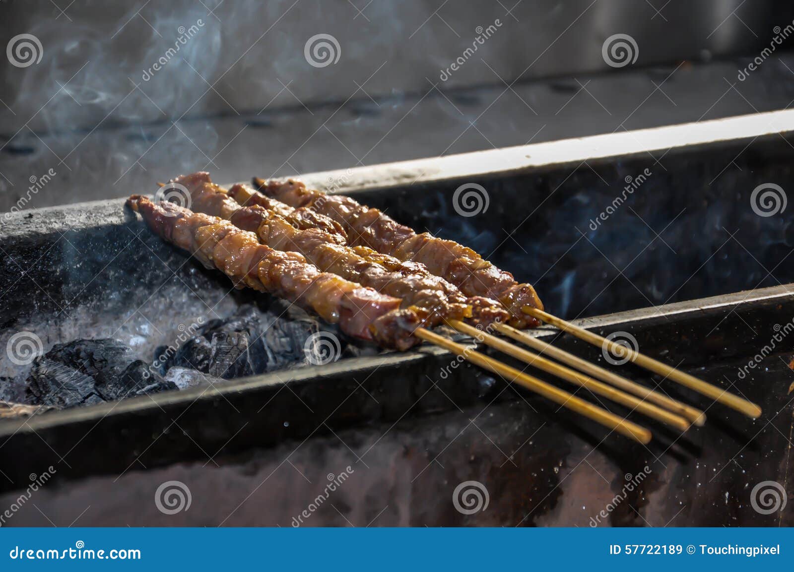 Lamb on a stick stock image. Image of lamb, traditional - 57722189