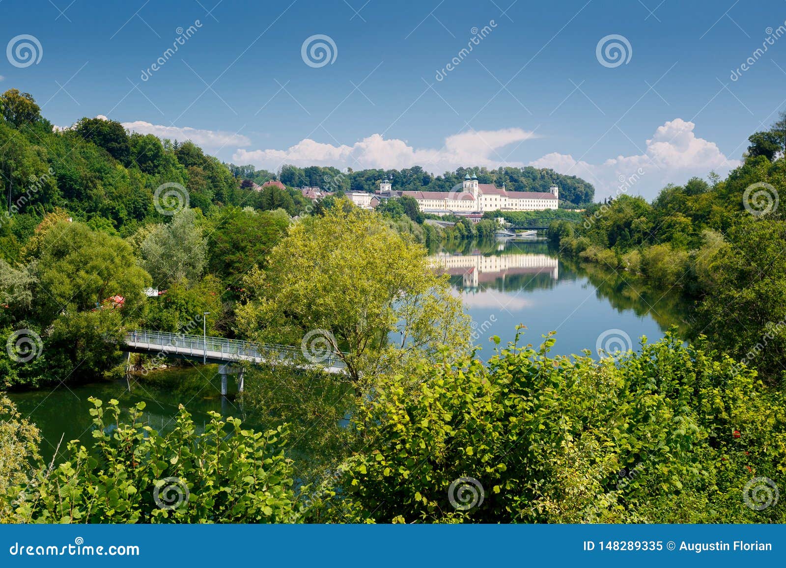 Lambach monastery, Austria stock image. Image of tourism - 148289335