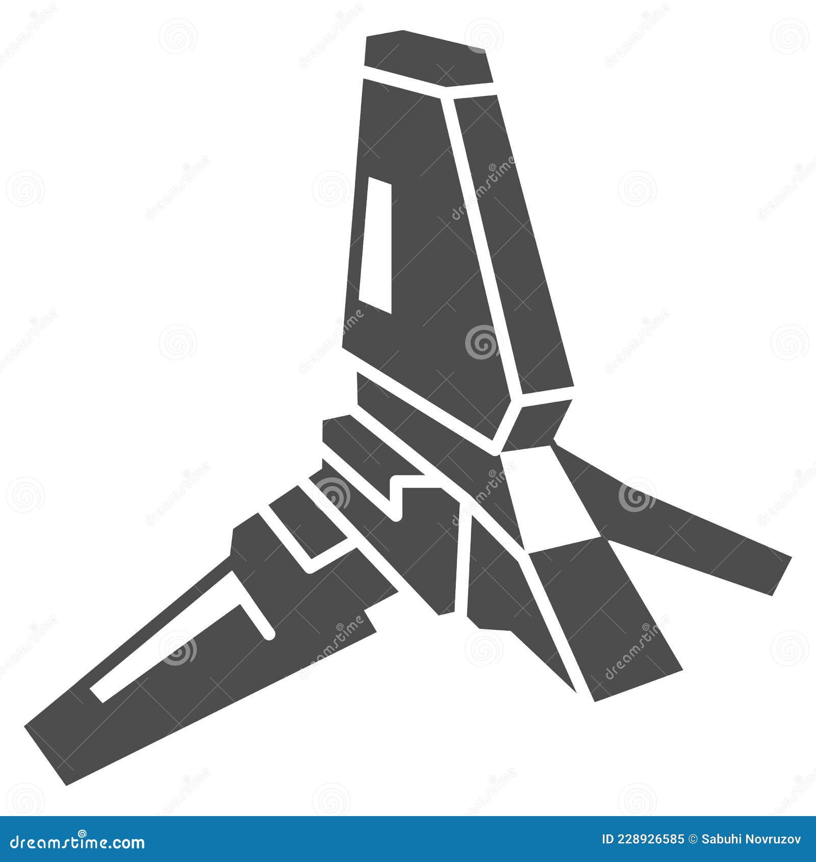 Lambda Class T 4a Shuttle Thin Line Icon, Star Wars Concept, Imperial ...
