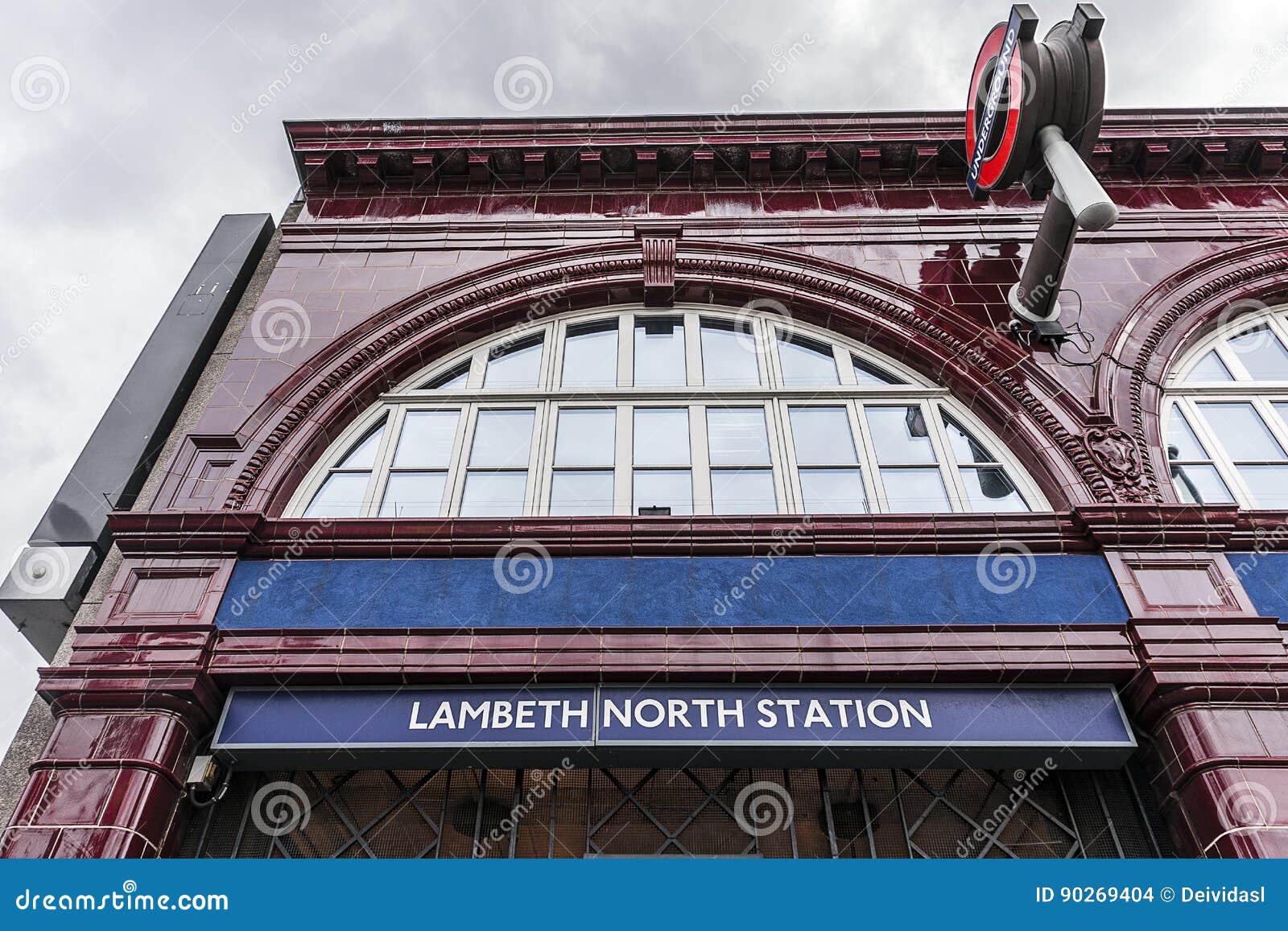 Lambeth North London Underground. Editorial Stock Image - Image of ...