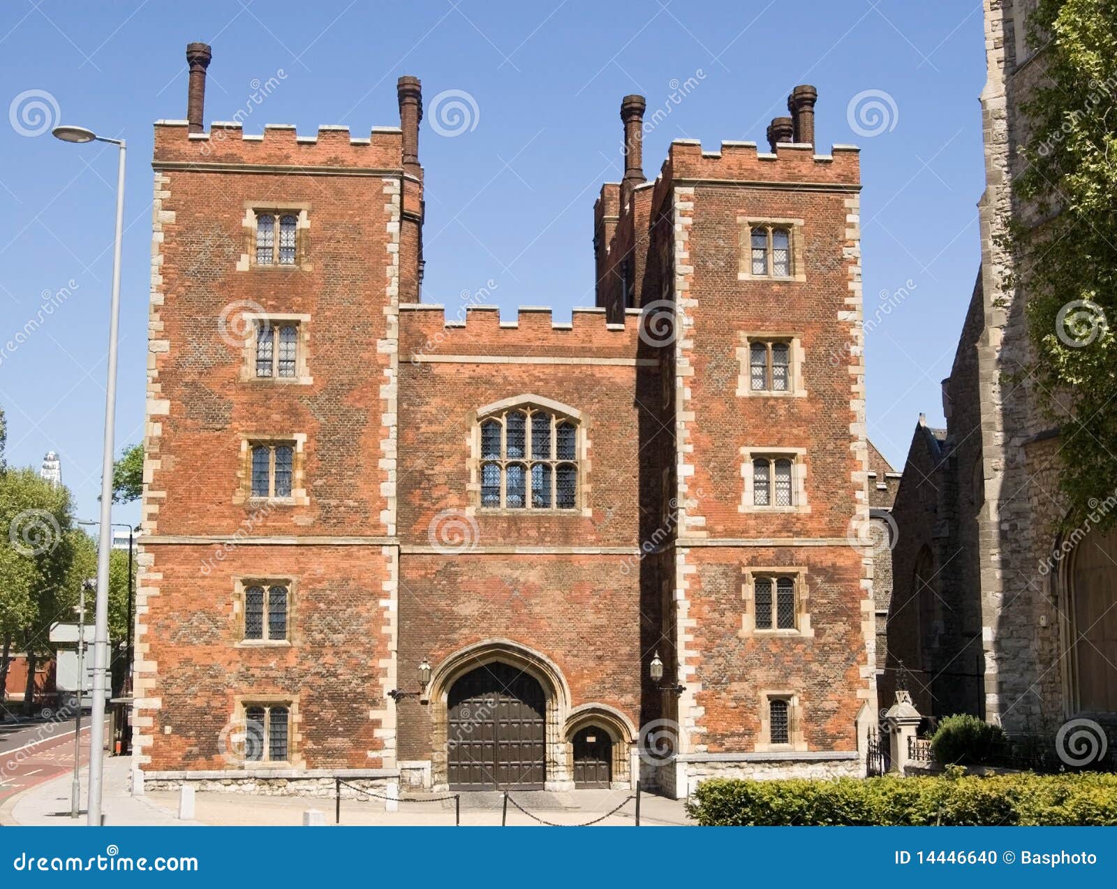 Lambeth Palace, London stock photo. Image of landmark - 14446640