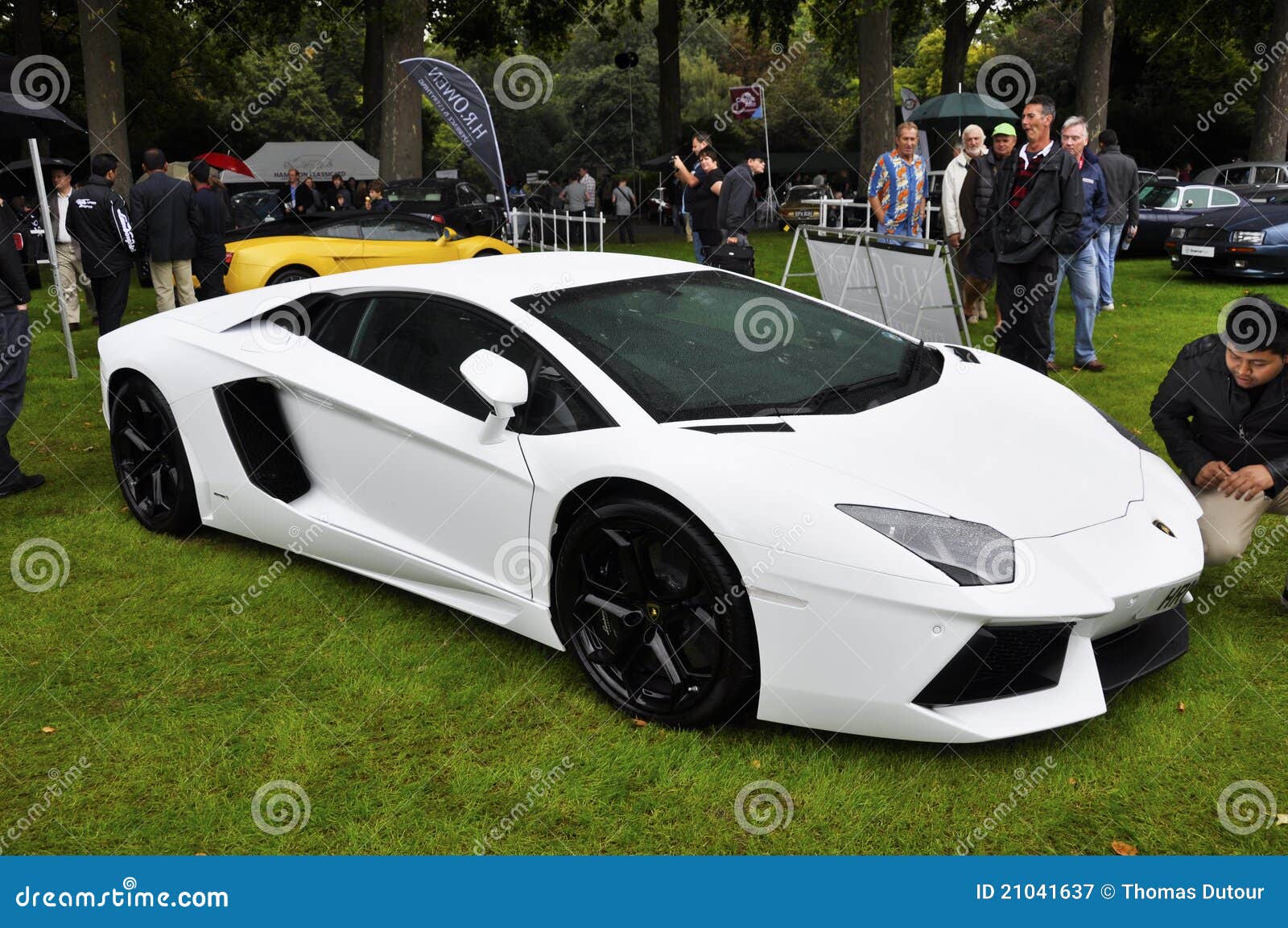A Lamborghini Aventador LP700-4 Editorial Photography - Image of ...