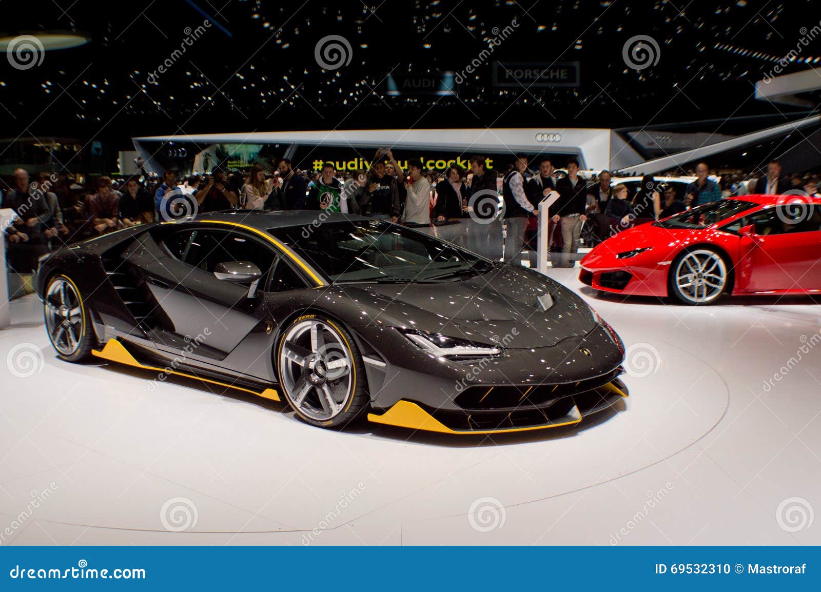 Lamborghini Centenario LP770-4 à Genève 2016 Image éditorial - Image du ...