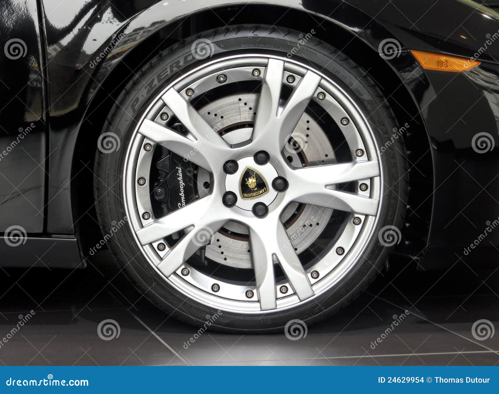 White Lamborghini Black Rims Wallpaper