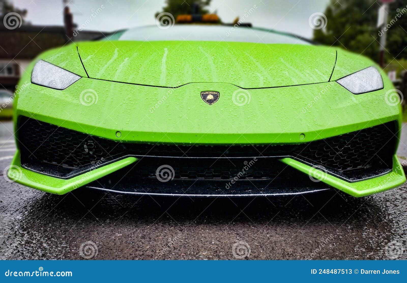 Lamborghini Huracan Angry Face Editorial Stock Photo - Image of ...