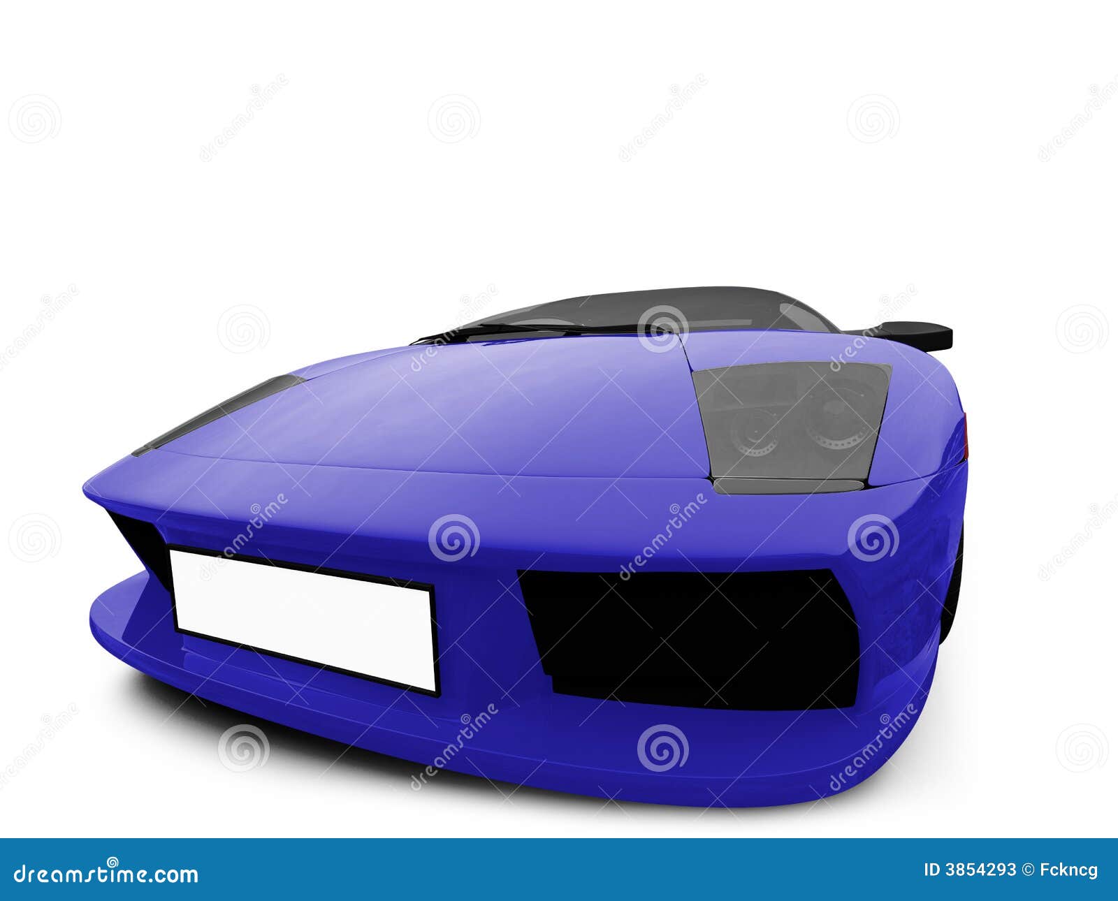 Lamborghini isolated blue stock illustration. Illustration of auto ...