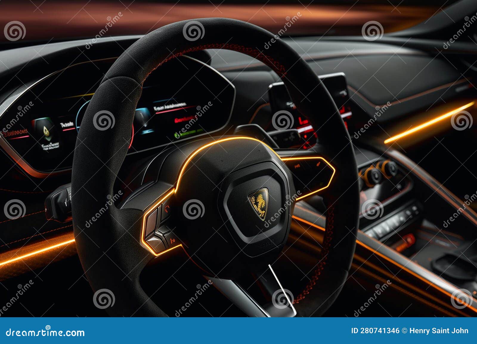 Lamborghini: Unleashing Speed and Elegance on the Road Stock ...