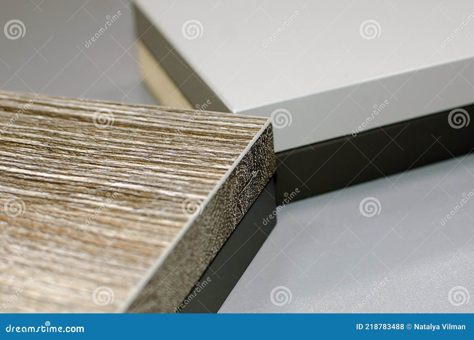 Laminate Background. Samples of Laminate with a Pattern and Wood ...