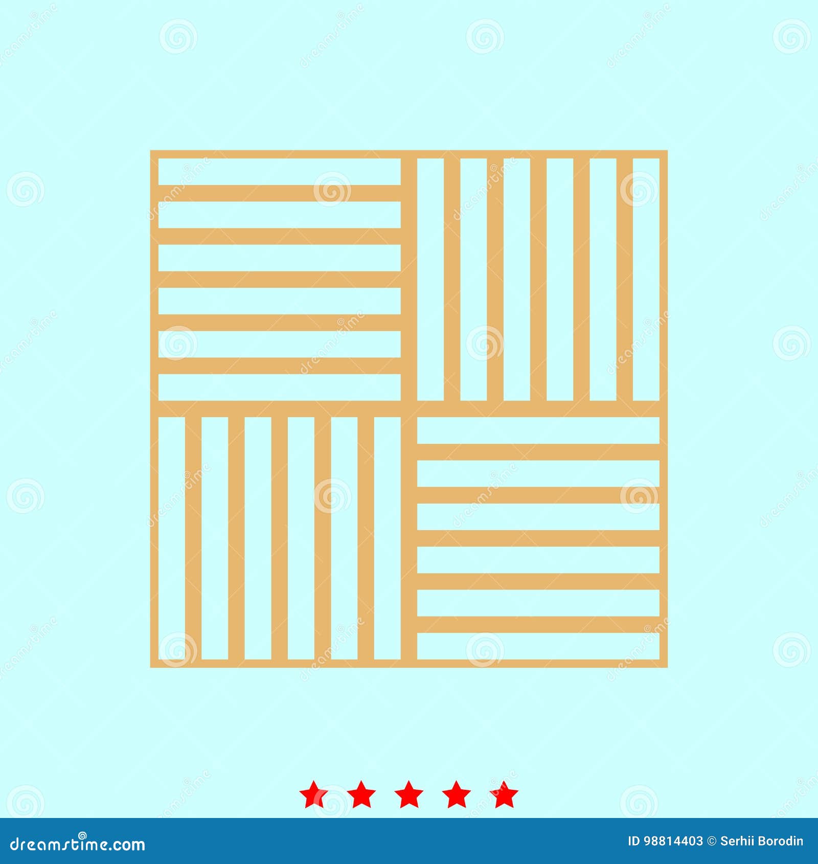 Laminate Flooring Set it is Color Icon . Stock Vector - Illustration of ...