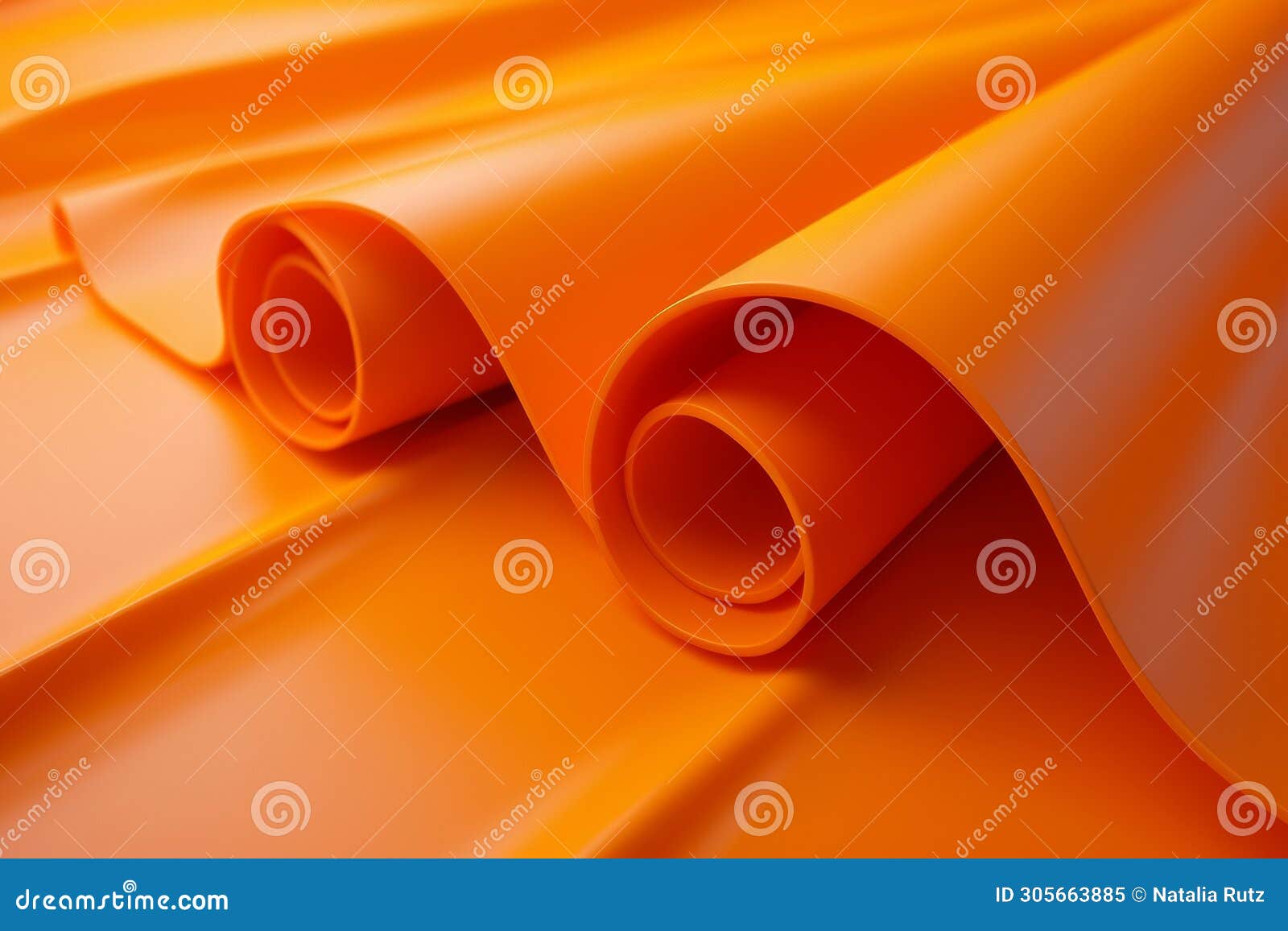 Laminate Rubber Sheet, Orange Stock Illustration - Illustration of ...