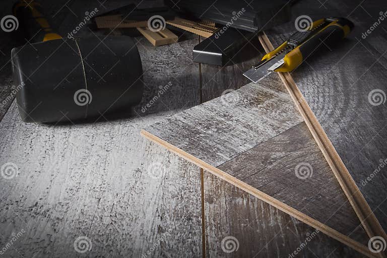 Tools for laying laminate stock photo. Image of building - 145813934