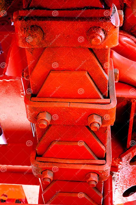 Laminated leaf spring stock photo. Image of drive, freight - 16197550