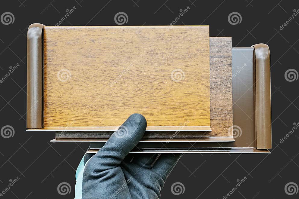 Laminated Metal Tides for Windows Stock Image - Image of metal, overlay ...