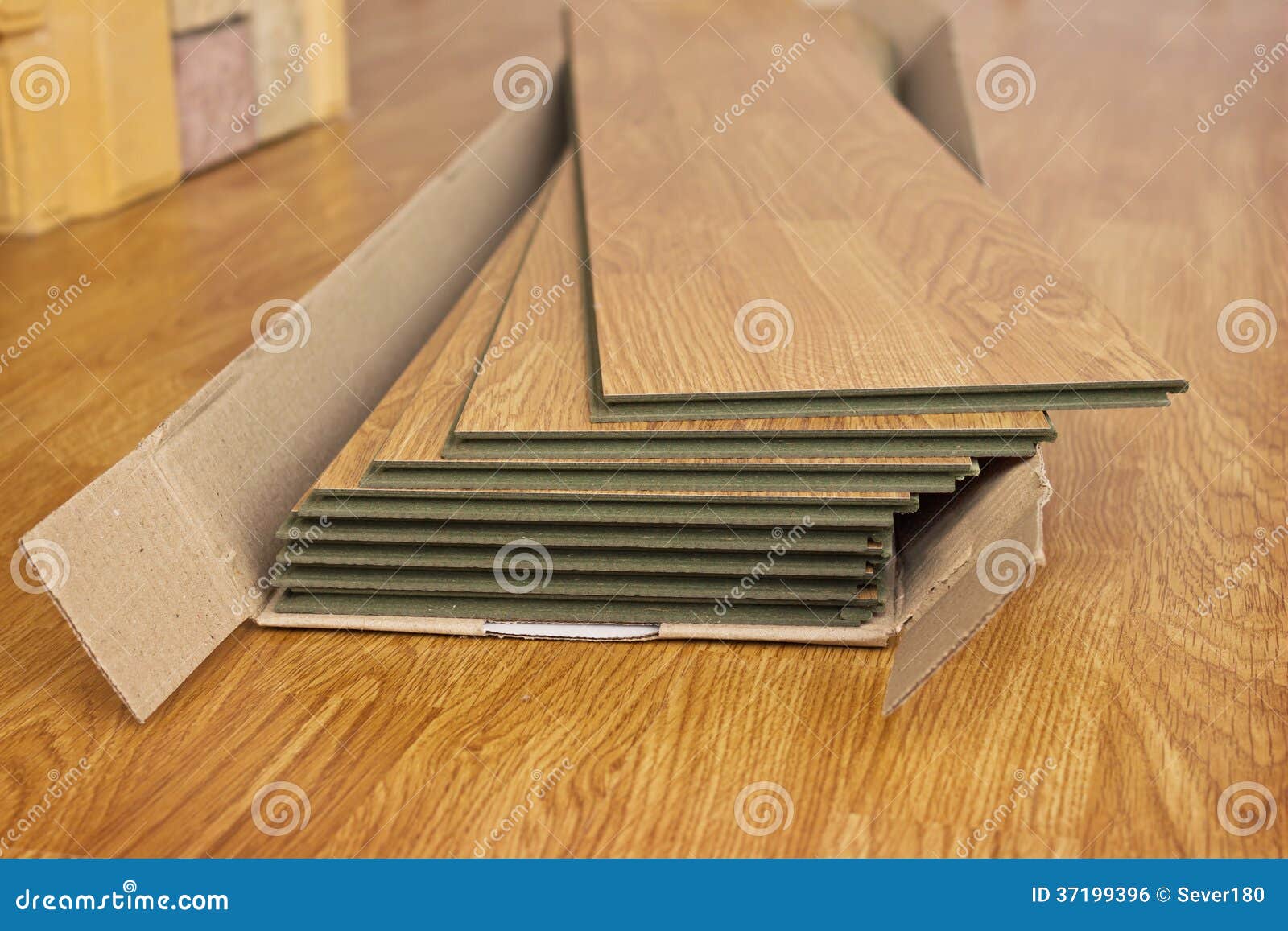 Laminated Panels the Color of the Wood Stock Photo - Image of ...