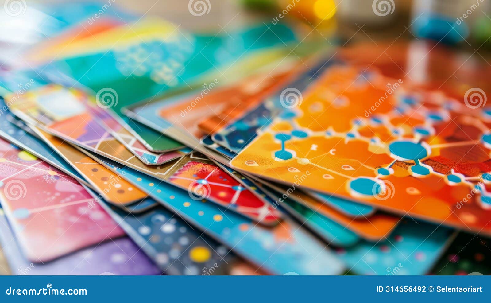 Laminated Science Cards For Classroom Activities Royalty-Free Stock ...