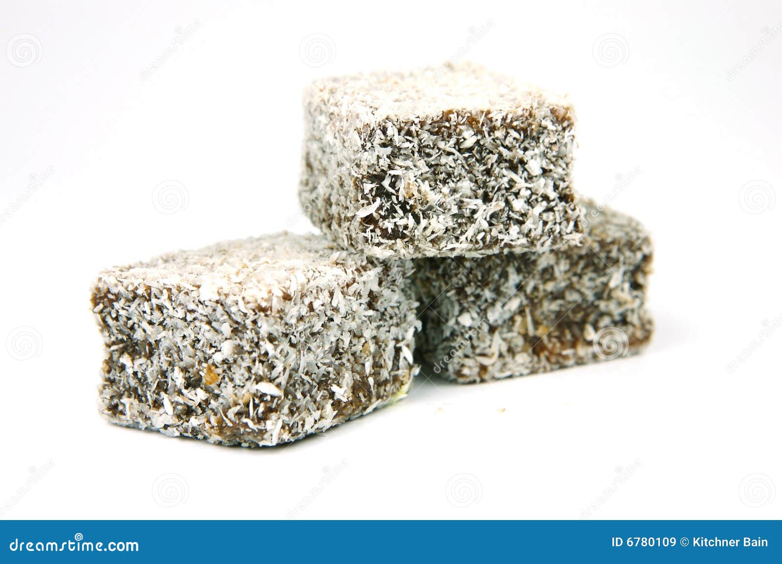Lamingtons stock image. Image of chocolate, isolated, lamingtons - 6780109