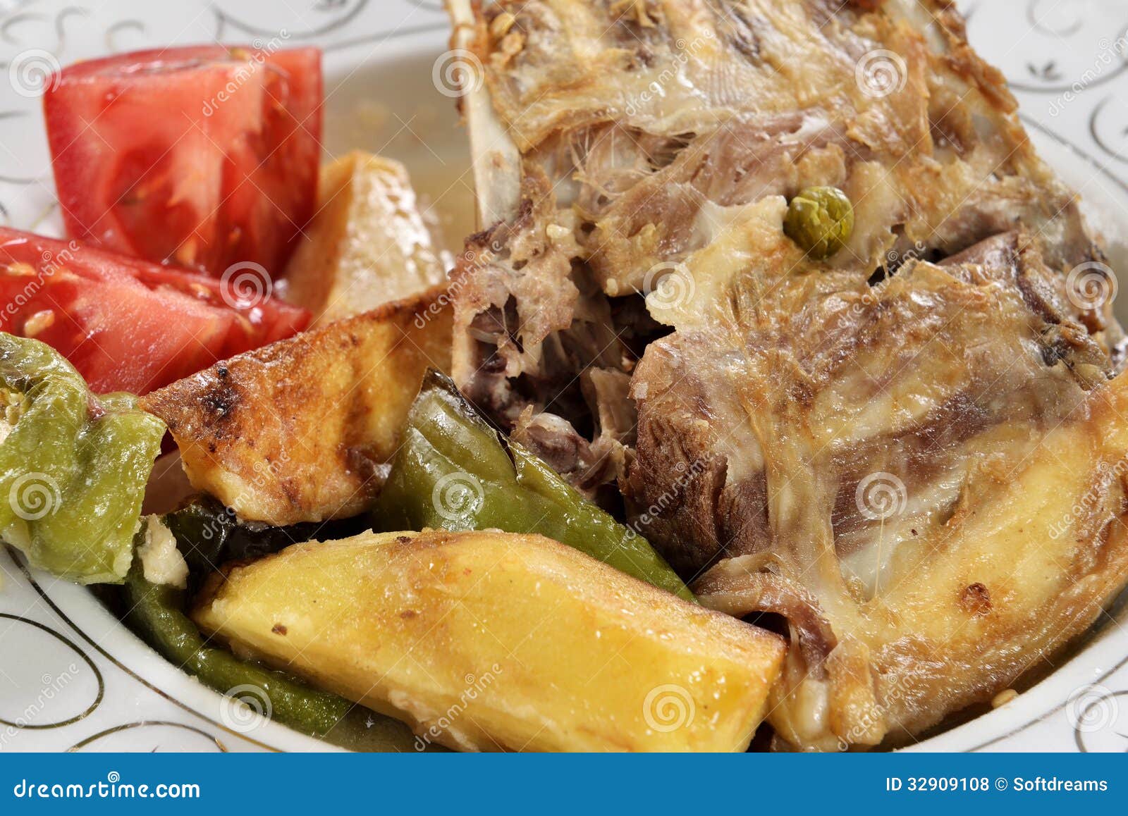 Lammrippen stockfoto. Bild von fein, gekocht, gastfreundschaft - 32909108